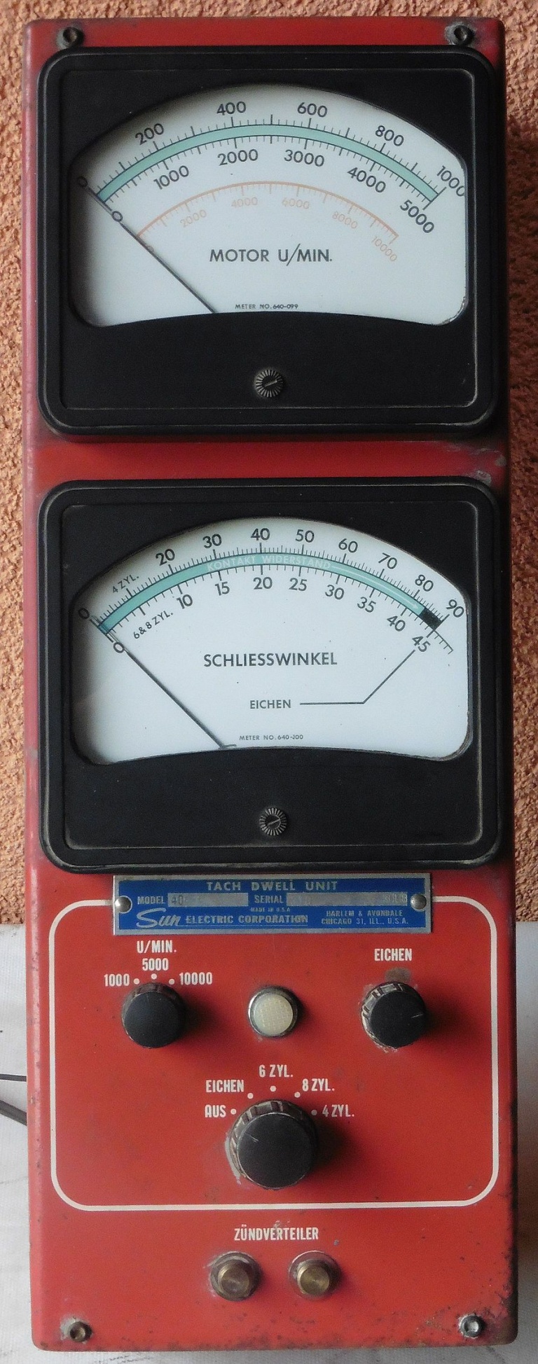 SUN 900 SCOPE MOTOR TESTER – Elektronika CroWave