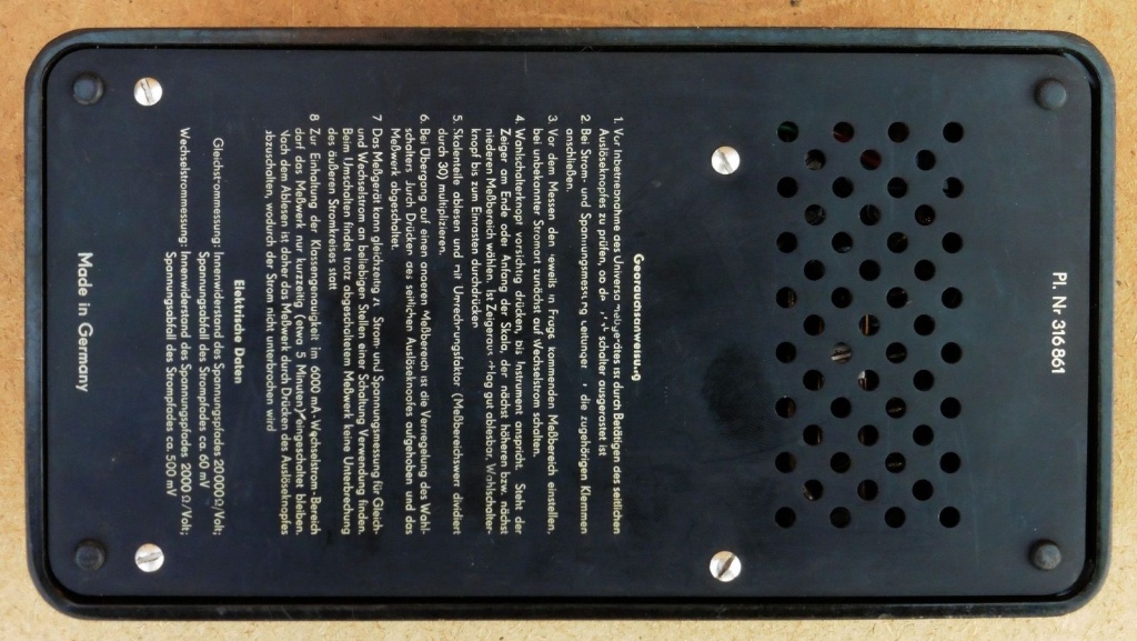 Multimetar EAW Universalmesser IV – Elektronika CroWave