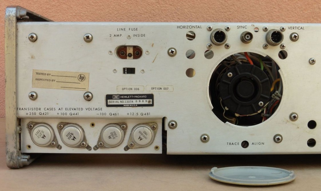 Cijevni osciloskop HP 130C – Elektronika CroWave