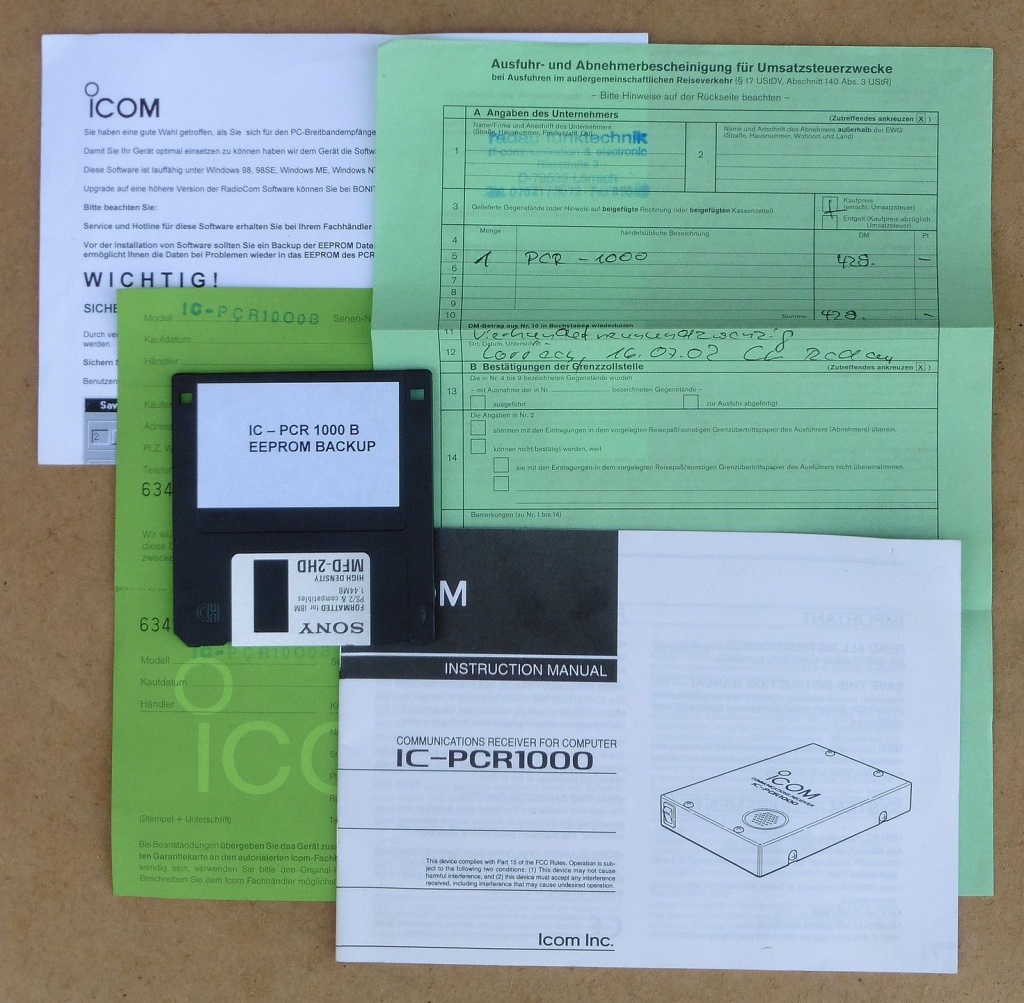 Komunikacijski prijemnik Icom IC-PCR 1000 – Elektronika CroWave